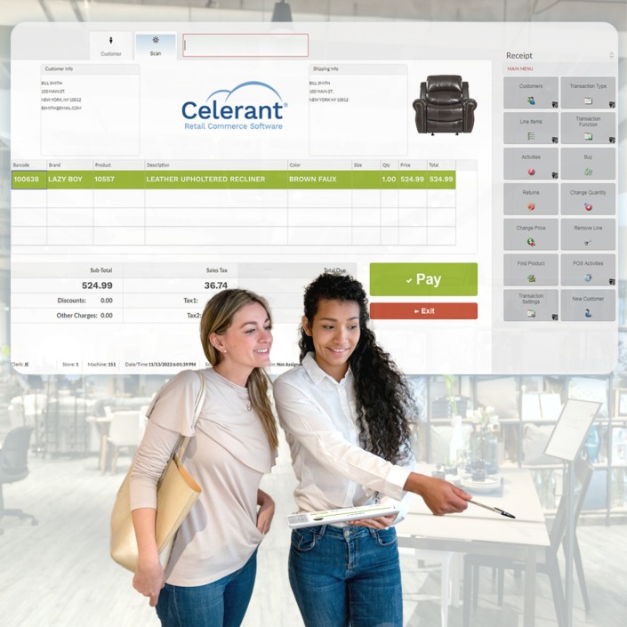 Furniture Store POS System and Retail Software | Celerant