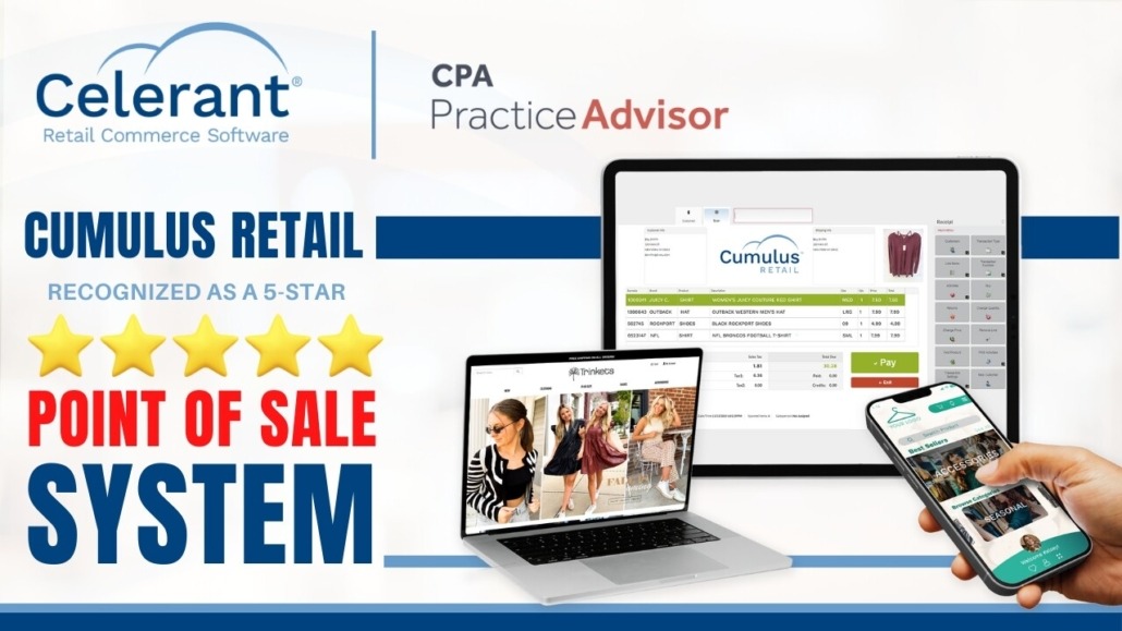 Celerant’s Cumulus Retail Recognized as a 5-Star POS System